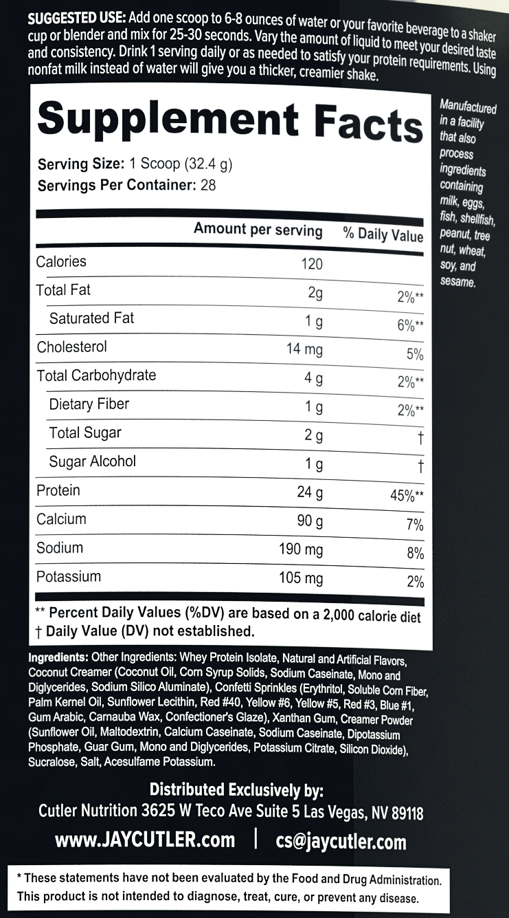 Cutler Nutrition Total Iso 2lbs– The Nutrition Corners